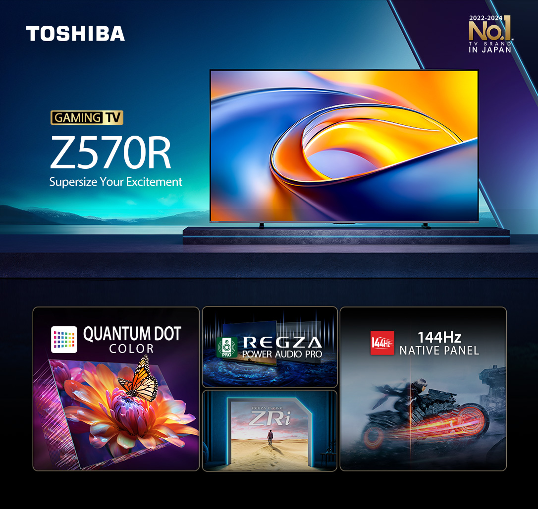 Jual [4K Gaming 144Hz QLED] Toshiba TV 65" UHD Smart TV - Dolby Vision IQ + Gaming Atmos Regza ...