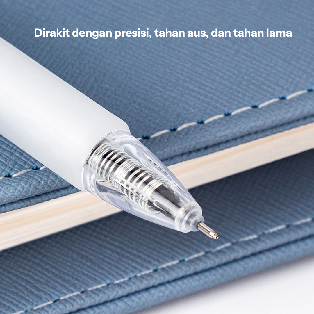 Jual Deli Gel Pen / Pulpen Gel 0.35 mm Penulisan Halus Nyaman Digenggam ...