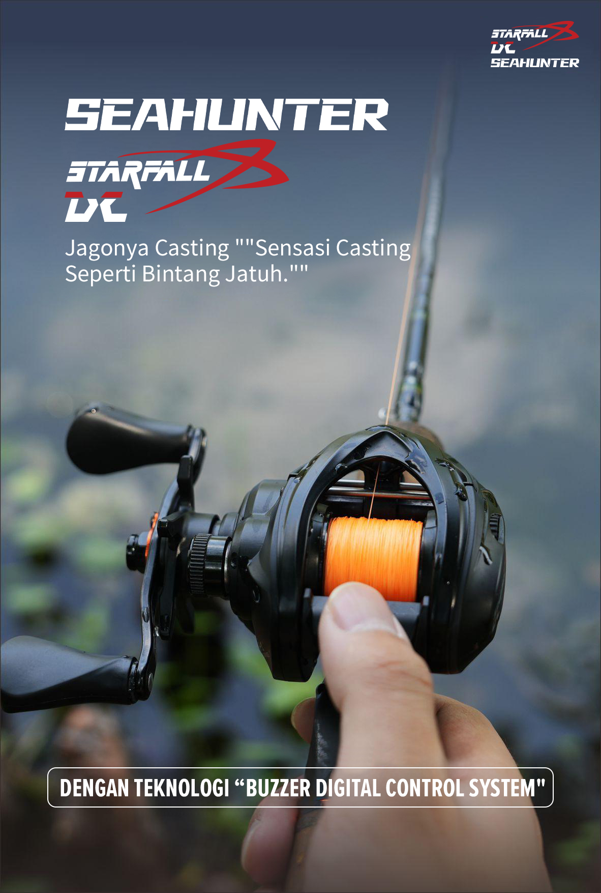Jual [OFFICIAL]SEAHUNTER Starfall DC Reel BC Pancing Baitcasting Reel ...