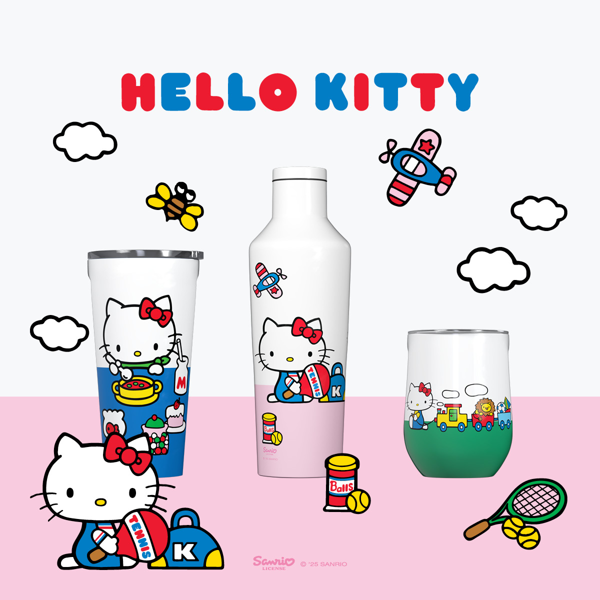 Jual Corkcicle + Sanrio Characters - Hello Kitty Court Cutie Canteen ...