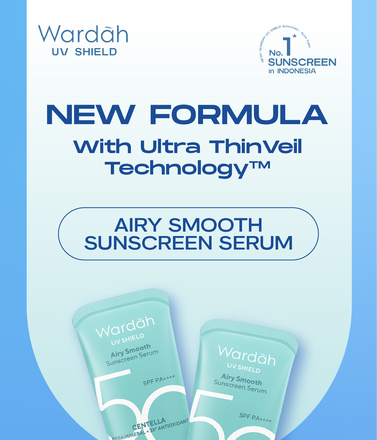 Jual Wardah UV Shield Airy Smooth Sunscreen Serum SPF 50 PA ...