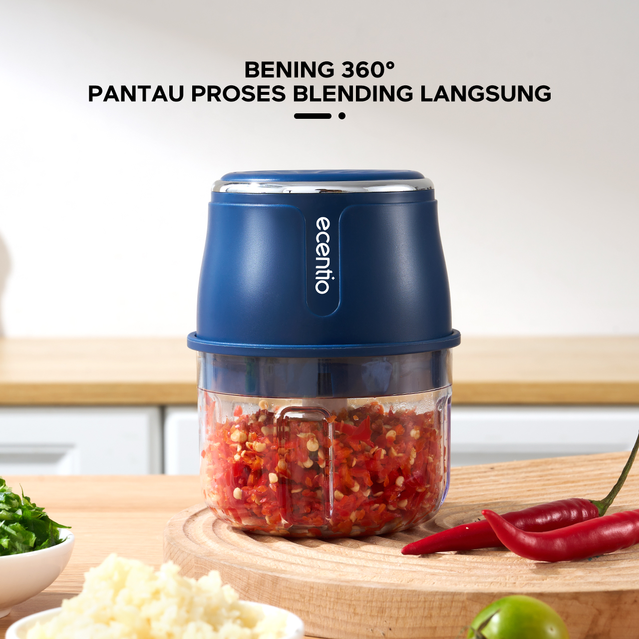 Jual 【ecentio surabaya】ecentio 250ml Portable 6 pisau mini ...