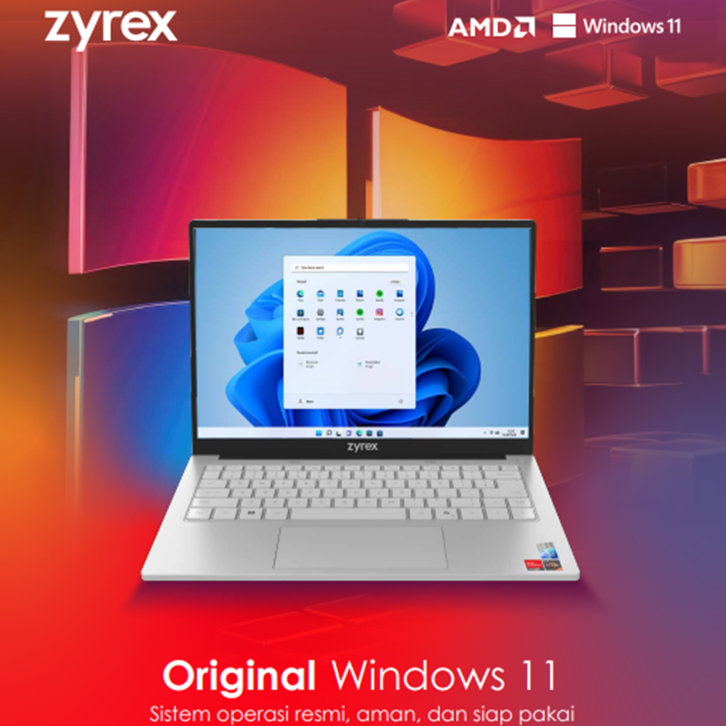 Jual NEW DEALS - ZYREX D-TECH PRO V1 RYZEN 5 6600H 16GB 512GB W11 14 ...