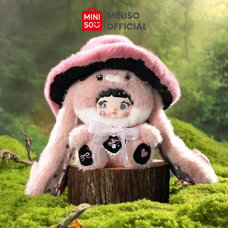 Jual MINISO Nommi 400% V2 Mushroom Hat Series Vinyl Blindbox Boneka ...