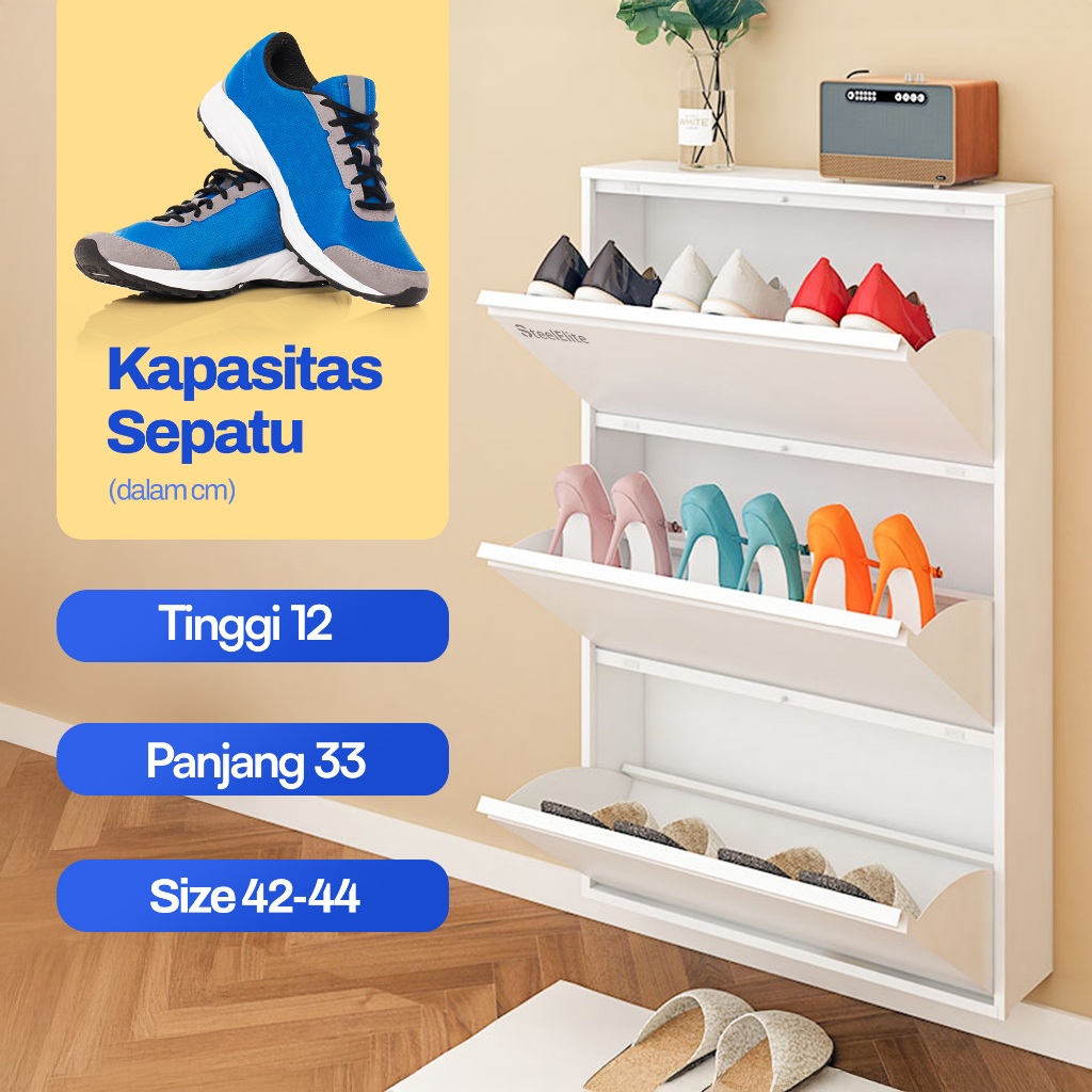 Jual STEEL ELITE - RAK SEPATU BESI LEMARI SEPATU SUSUN TERTUTUP RAK ...