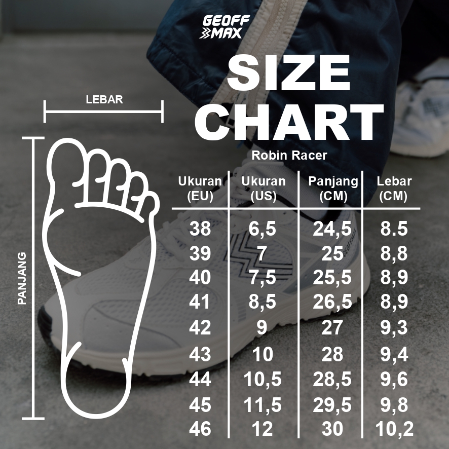 Jual Geoff Max - Robin Racer Pearl White Lifestyle Shoes Pria & Wanita ...