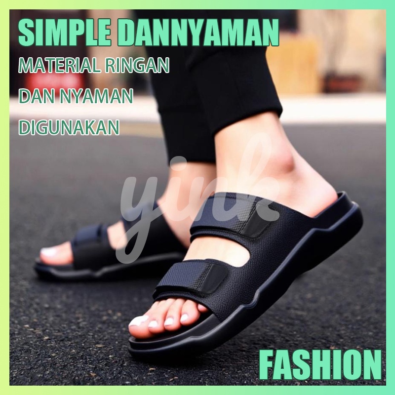 Jual Yink Sandal Selop Pria Casual Murah Keren Ban Dua Dewasa Eva ...