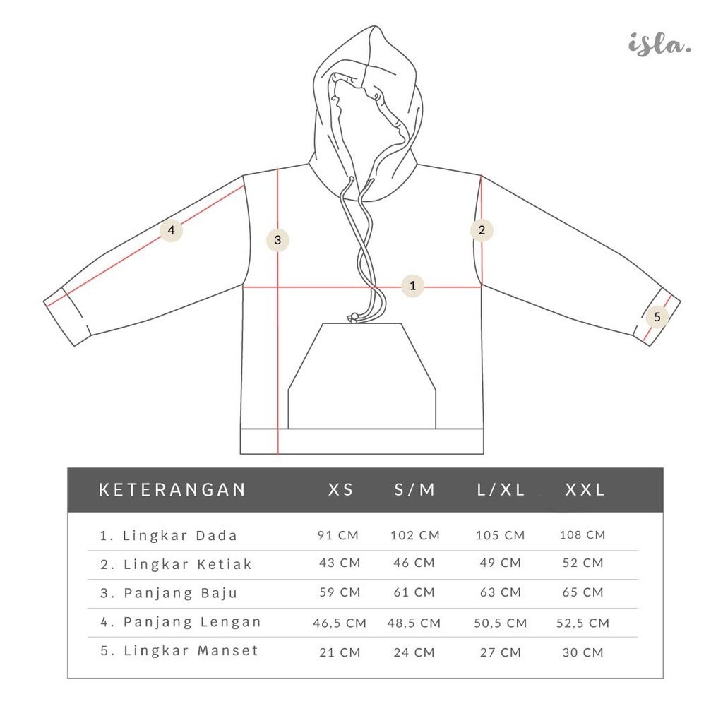 Jual Isla Danita Hoodie Family Bluish Gray - Baju Family - Pakaian Set ...