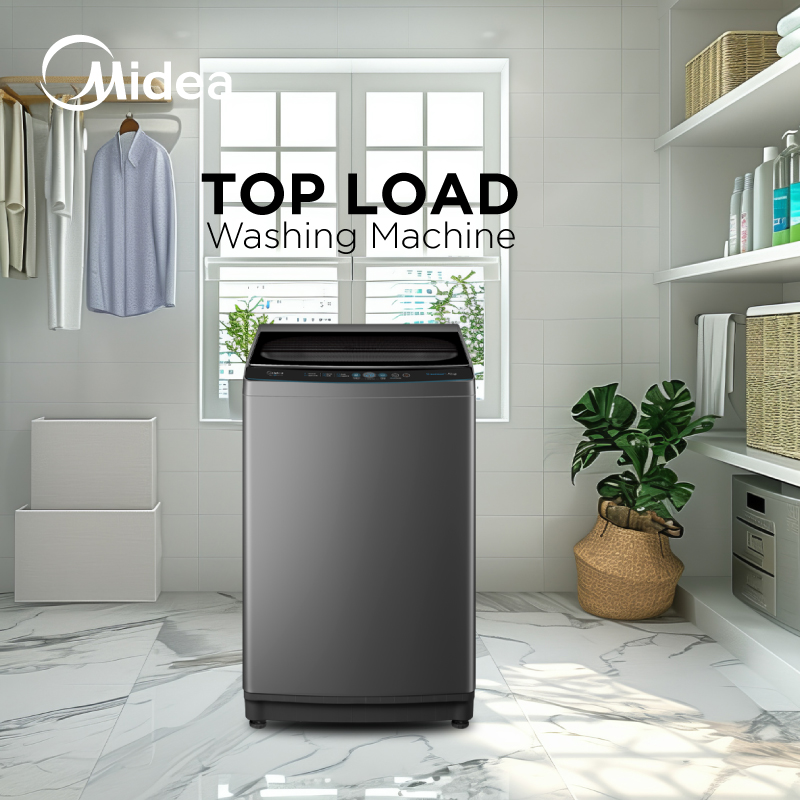Jual Midea Mesin Cuci Top Load Kapasitas 7.5kg - MA100W75 - One Touch ...