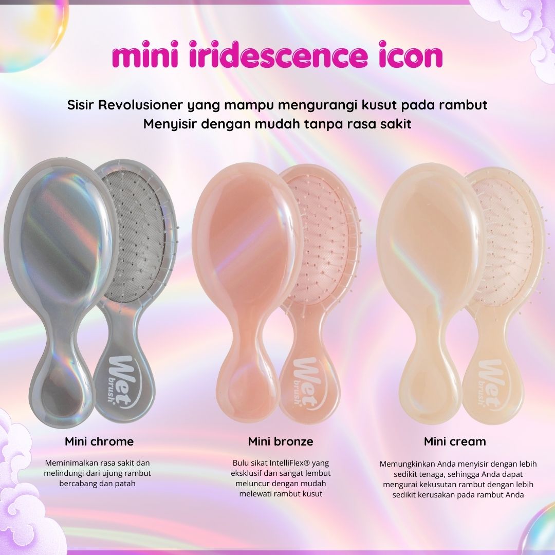 Jual Wet Brush Mini Iridescence Icon | Shopee Indonesia