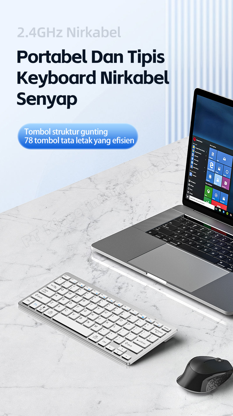 Jual Keyboard Bluetooth Nirkabel 78 karakter gaya ins sederhana untuk ...