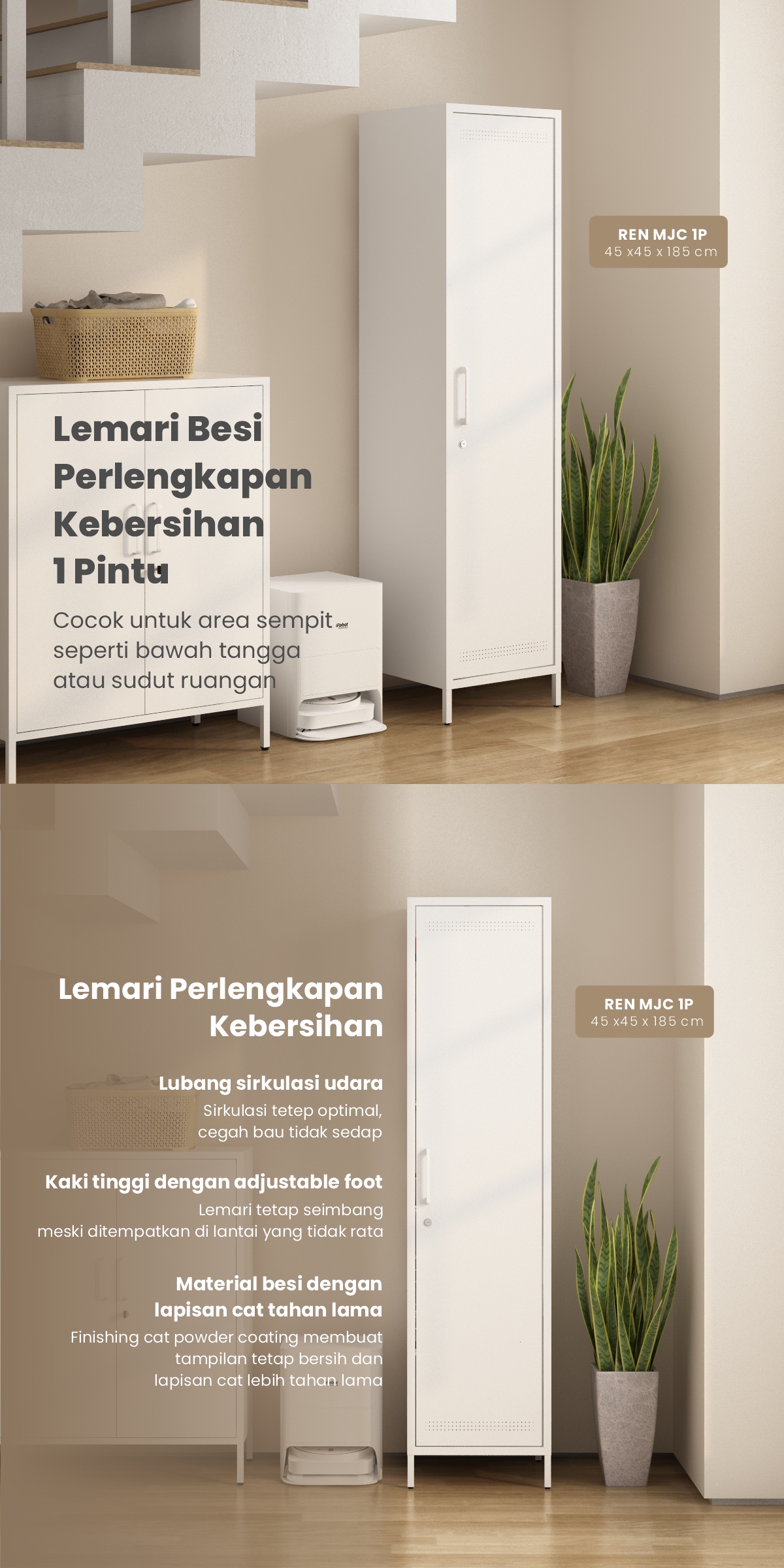 Jual PIRA - REN MJC Lemari Sapu / Lemari Janitor / Lemari Serbaguna ...