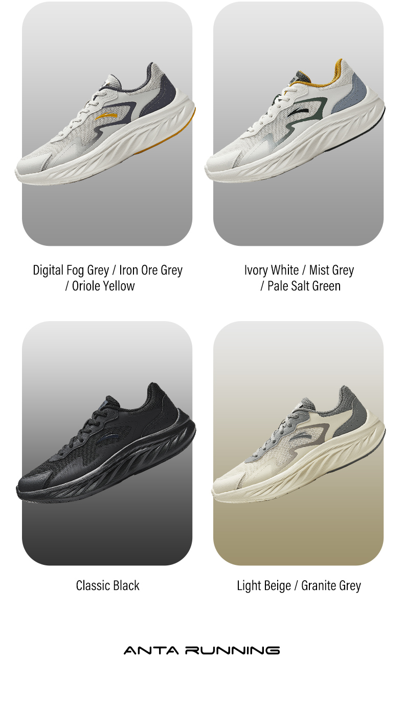 Jual ANTA Sepatu Lari Pria Sepatu Olahragar Sepatu Sneakers Pria Men Running Shoes 912525522 ...