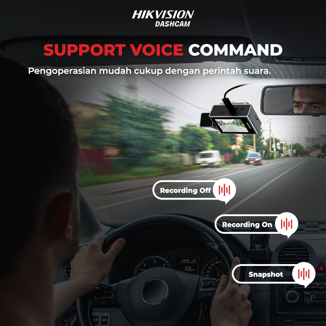 Jual HIKVISION C8 PRO Dash Cam 3.5K ADAS Dual Channel Ultra-Clear IPS ...