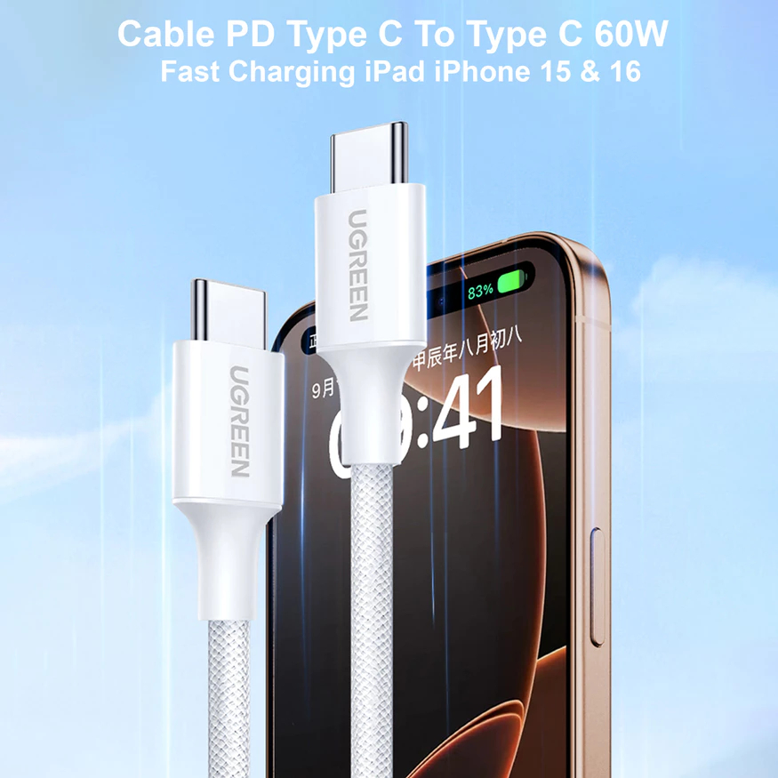 Jual UGREEN Kabel Charger Data iPhone 15 16 Pro Max PD Type C Fast ...