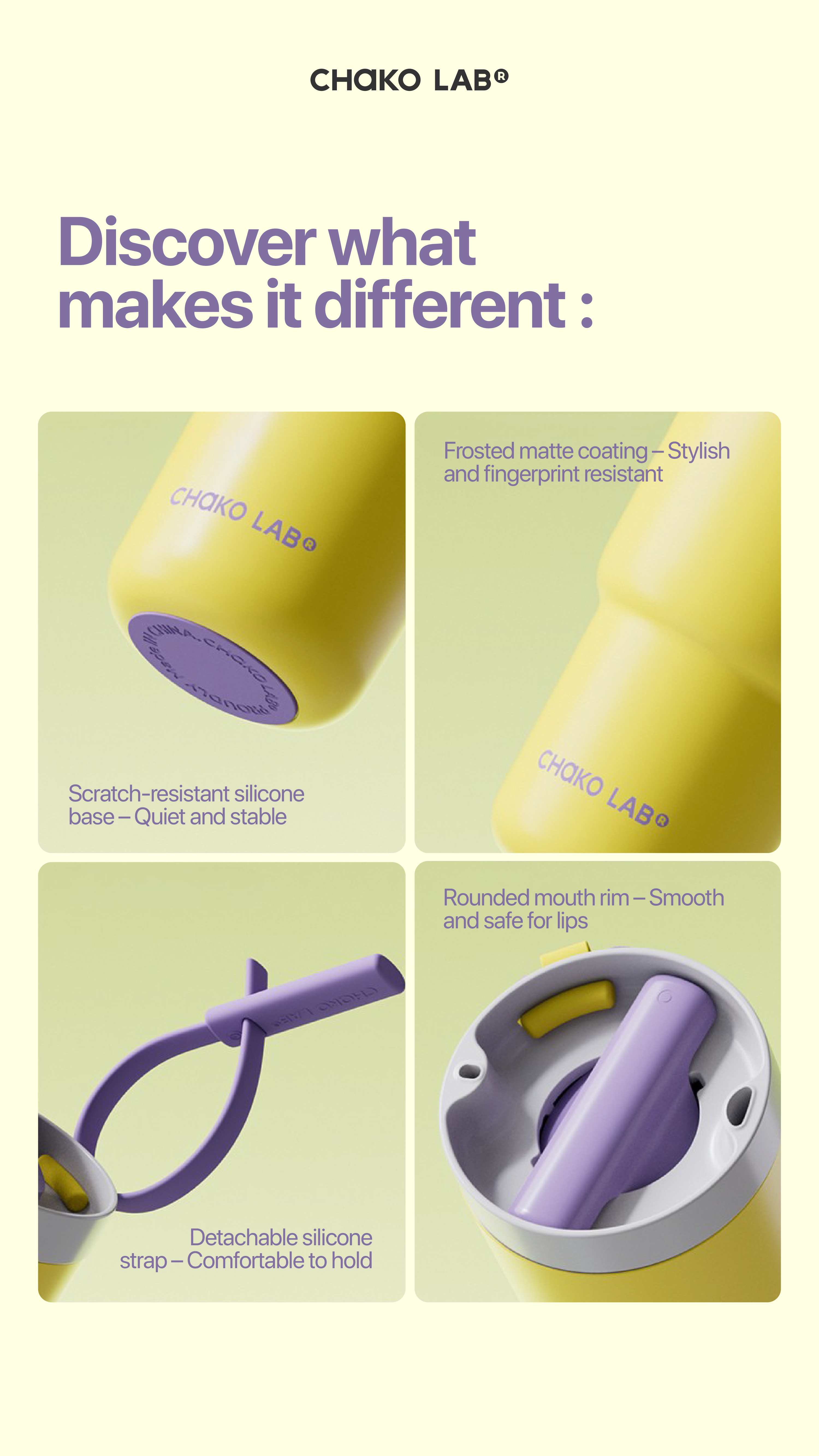 Jual CHAKO LAB Twist Ceramic Cup | DualSip SUS316 Coffee Cup 530ml ...