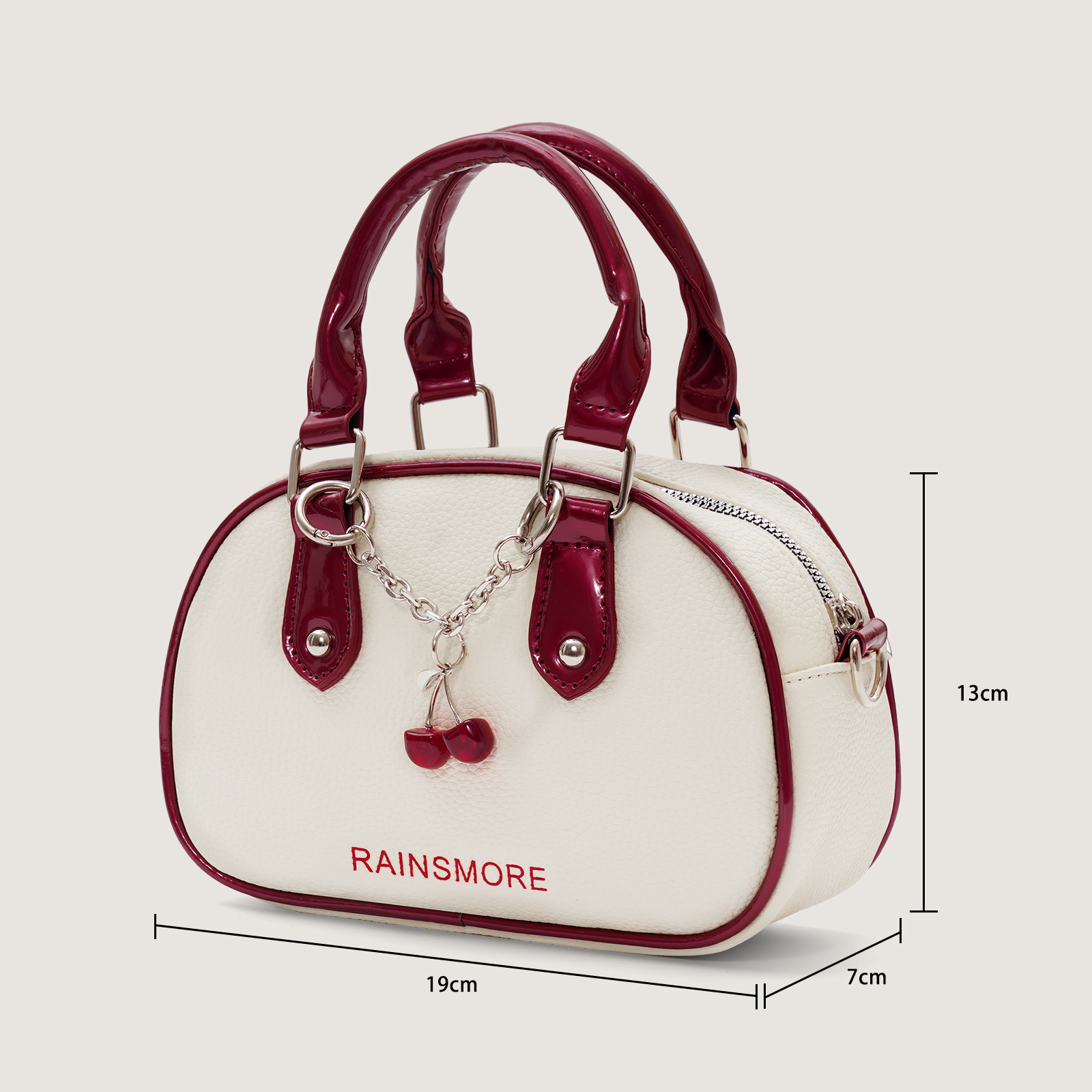 Jual RAINSMORE Tas Selempang Wanita — Model Baru Tas Cherry Bulat yang ...