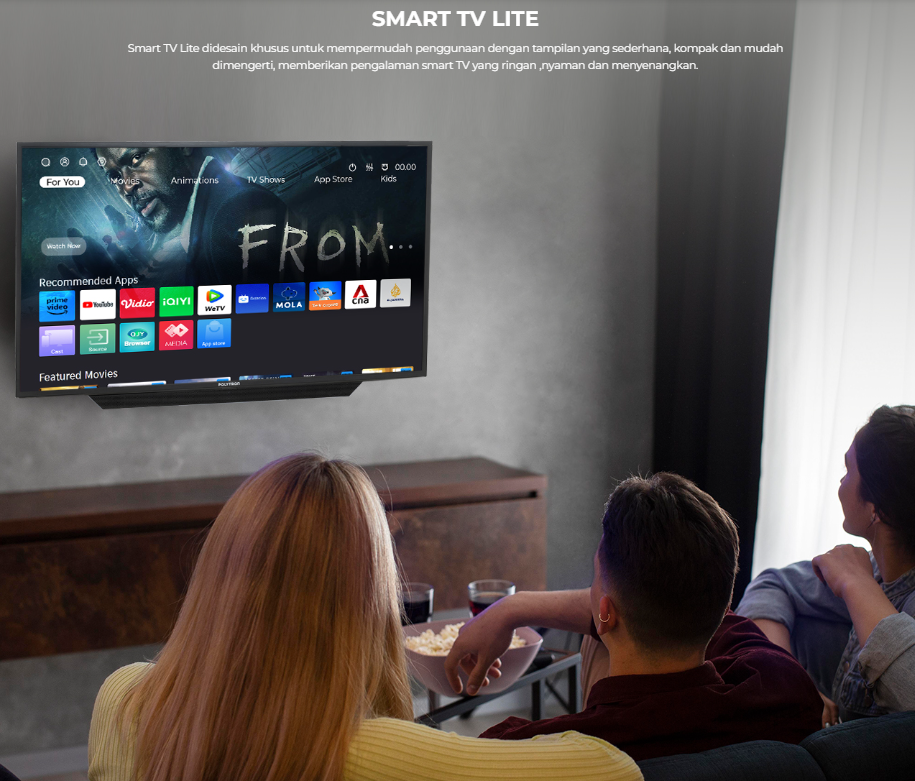 Jual [Instant] POLYTRON Smart TV LED 32 Inch PLD 32CV1869 Free MOLA 1 ...