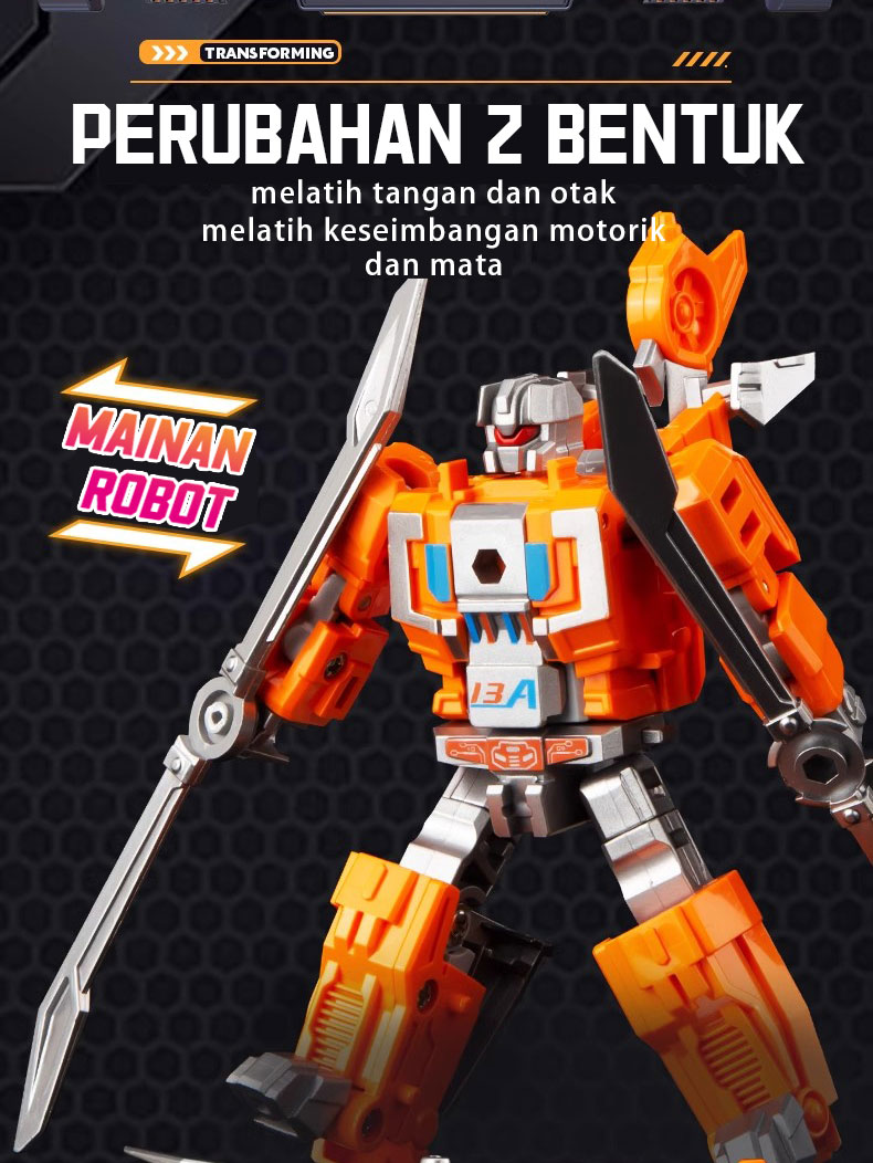 Jual Habibi Mainan Robot Transformasi 7-in-1: Tank, Pesawat, Kapal ...