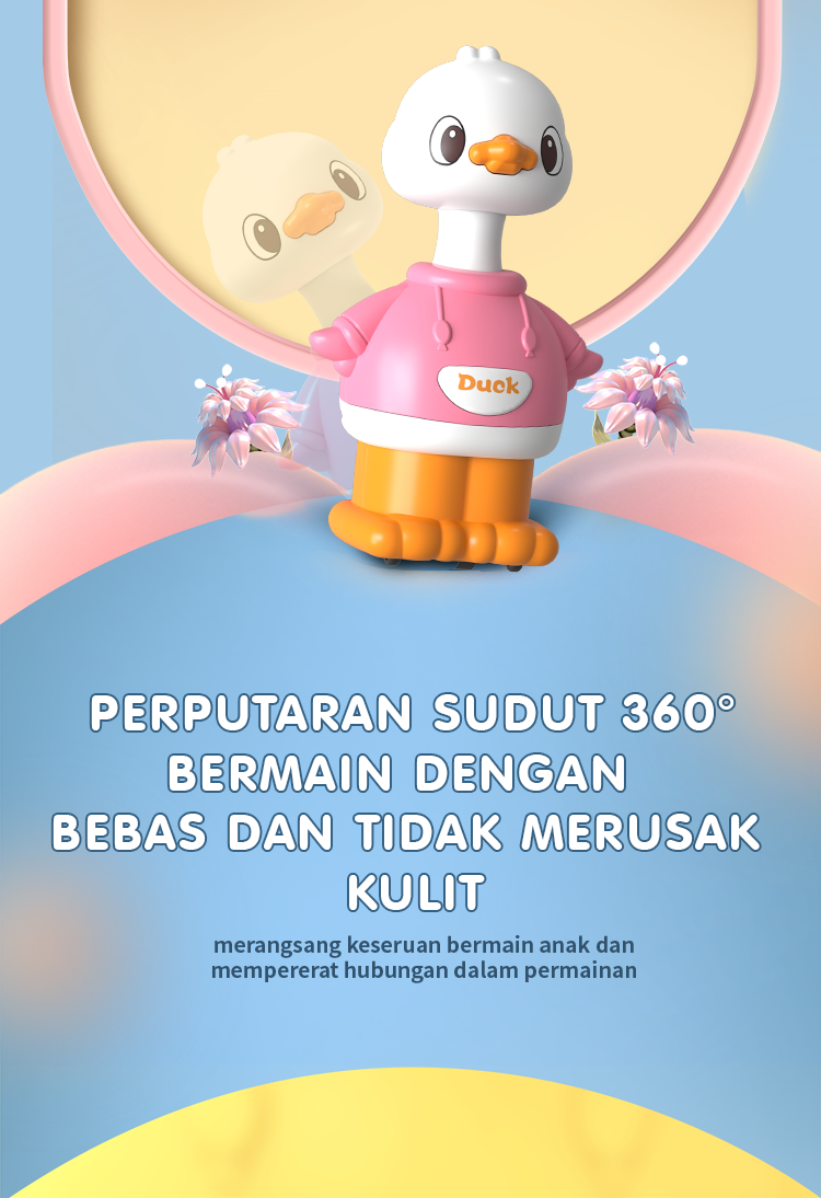 Jual Habibi Mainan Bebek Kuning, Tekan & Langsung Jalan, Kepala ...