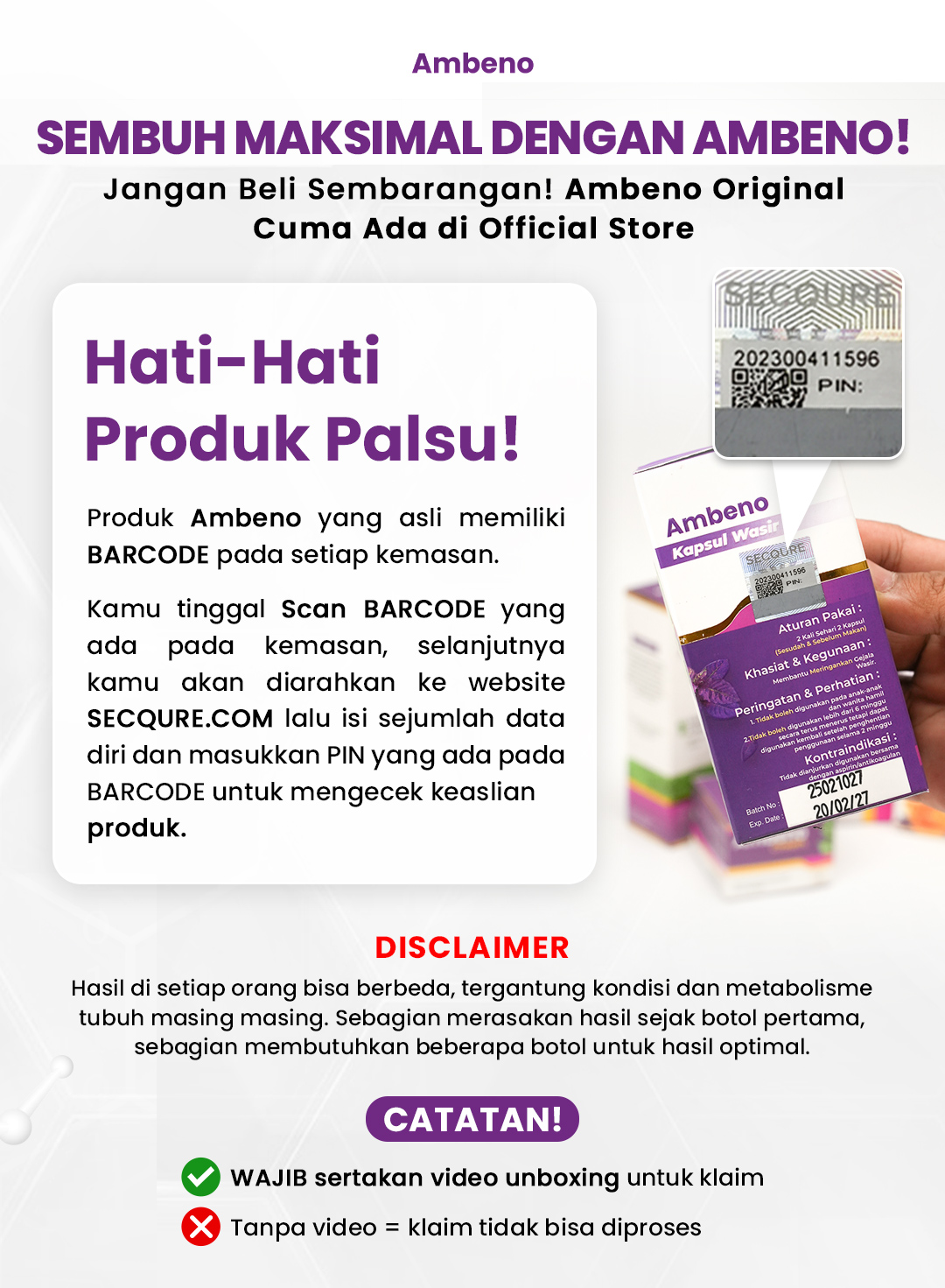 Jual Ambeno - Variasi Madu + Kapsul + Salep | Menyembuhkan Wasir Dan ...