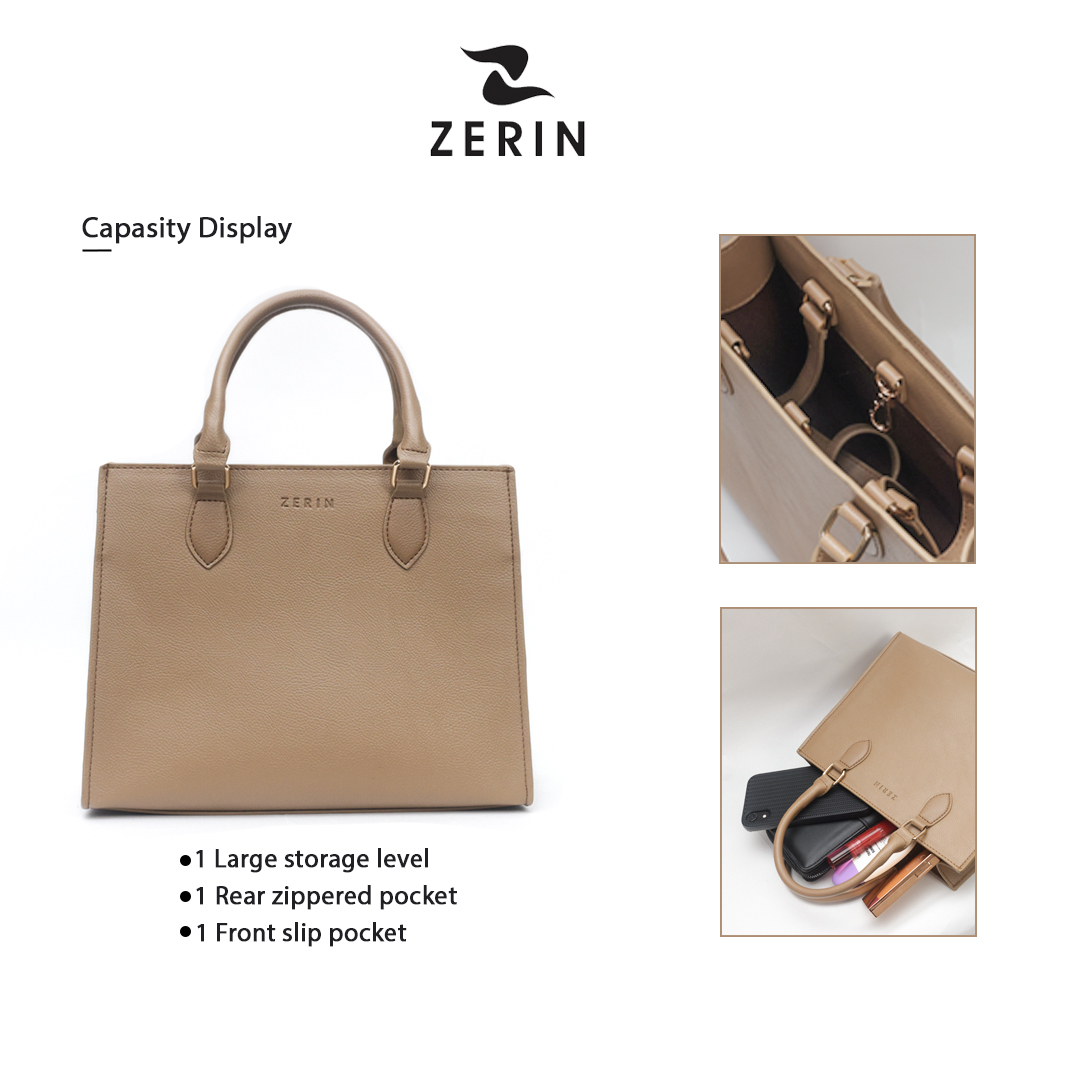 Jual ZERIN Tas Luxeberry - Handbag Kotak Elegan untuk Kerja ...