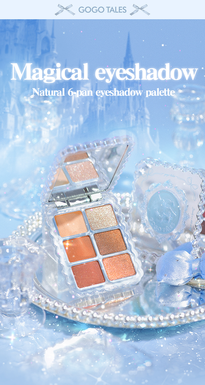 Jual [BARU!]GOGO TALES Magic EyeshadowGems Crystal Eyeshadow Palette 6 ...
