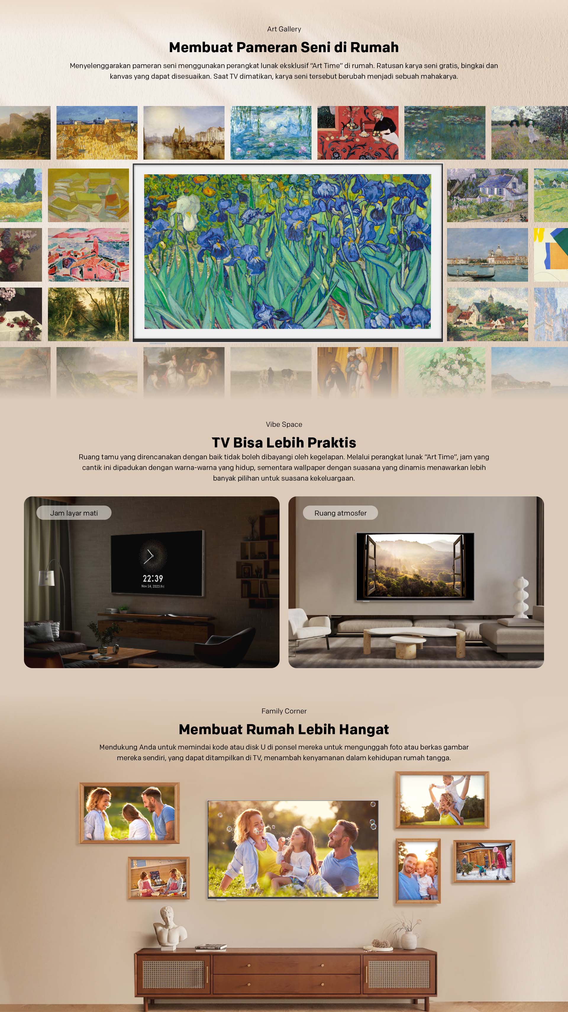 Jual [TERBARU] COOCAA The Frame TV 55 inch LN7000G - 4K QLED-TV+Matte ...