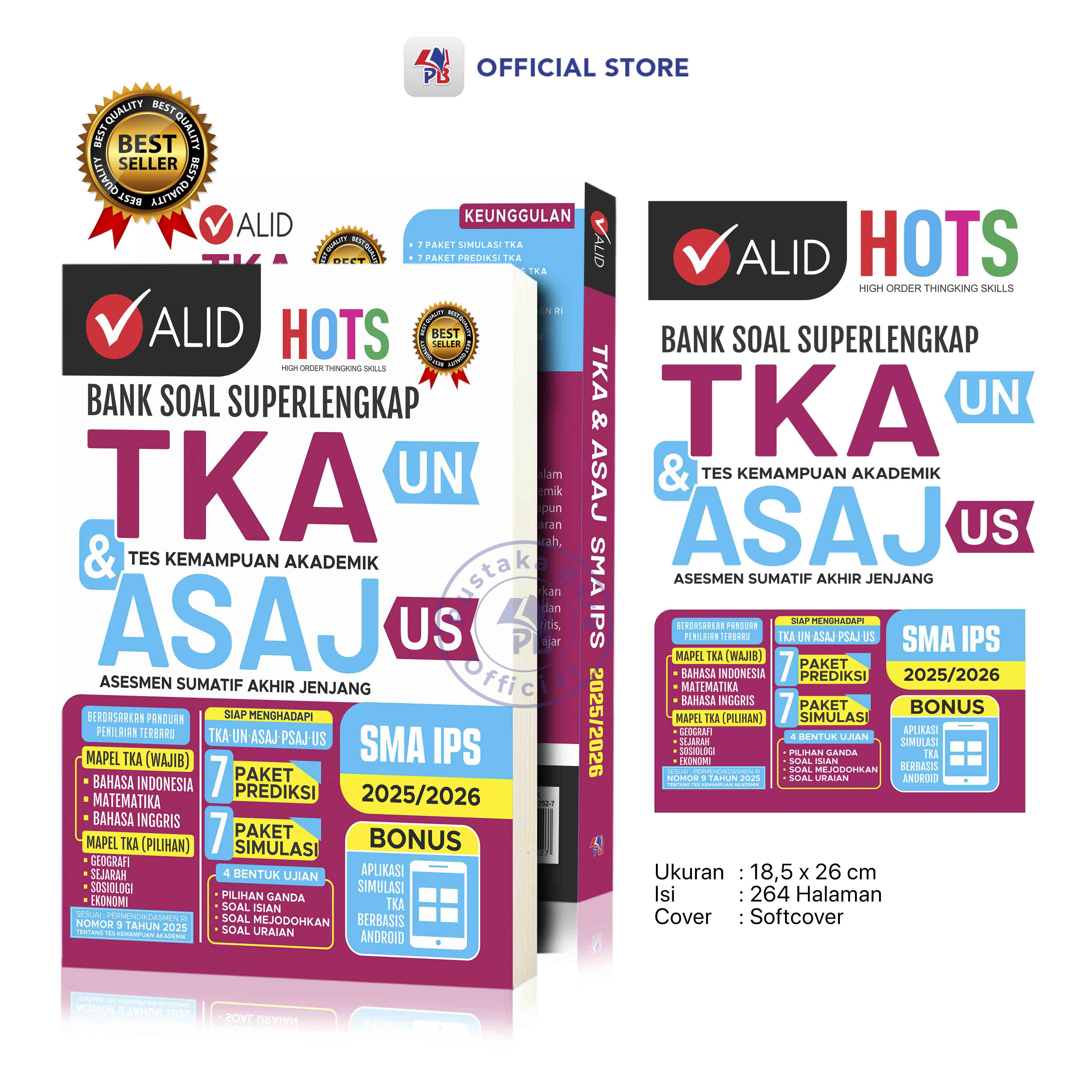 Jual Buku TKA 2025/2026 SMA IPS IPA Ringkasan Materi / Kumpulan Soal ...