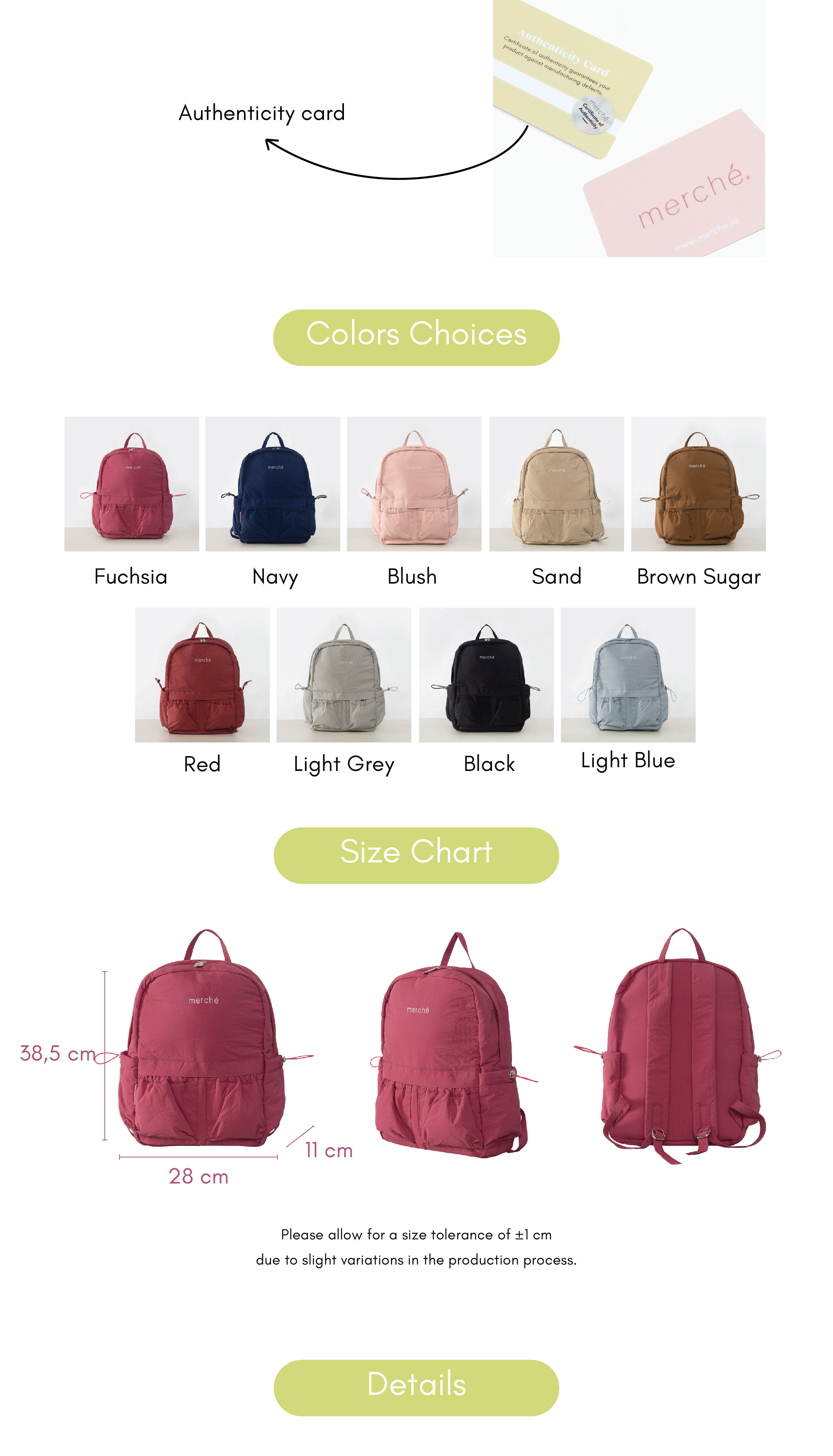Jual Merche Tas Ransel Wanita Bona | Shopee Indonesia