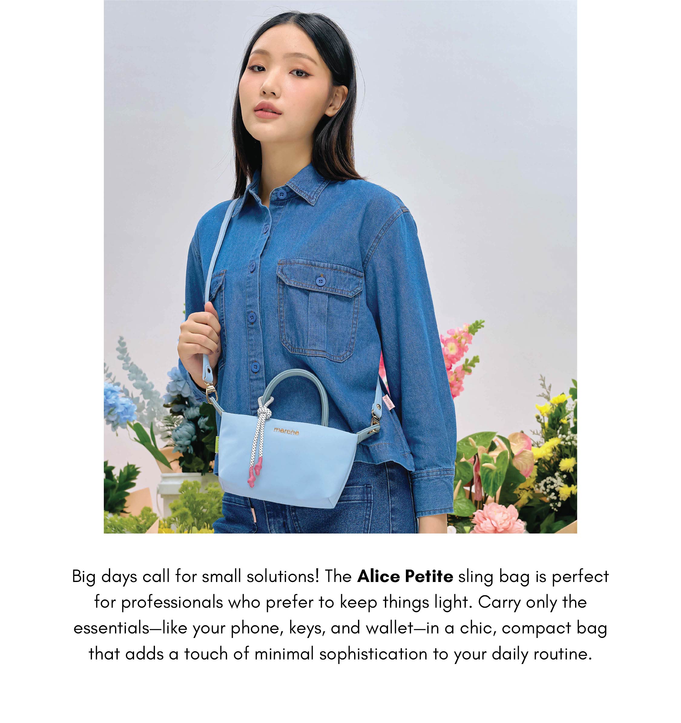 Jual Merche Tas Selempang Wanita Alice Petite | Shopee Indonesia