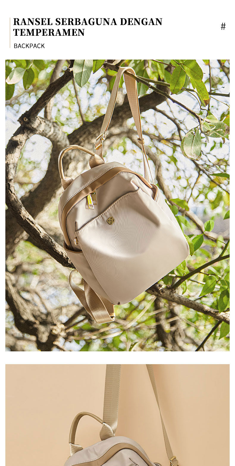 Jual FOXER Tas Ransel Wanita Tas Ransel Kecil Yang Stylish Tas Ransel ...