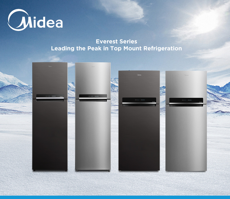 Jual [NEW PRODUCT] Midea Kulkas 2 Pintu Kapasitas Besar T 236L Everest ...