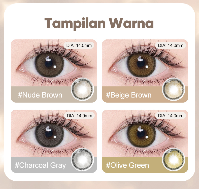 Jual Magister Softlens Minus 0.00~-6.00 Soflen 14.0MM Grey 1Pasang ...