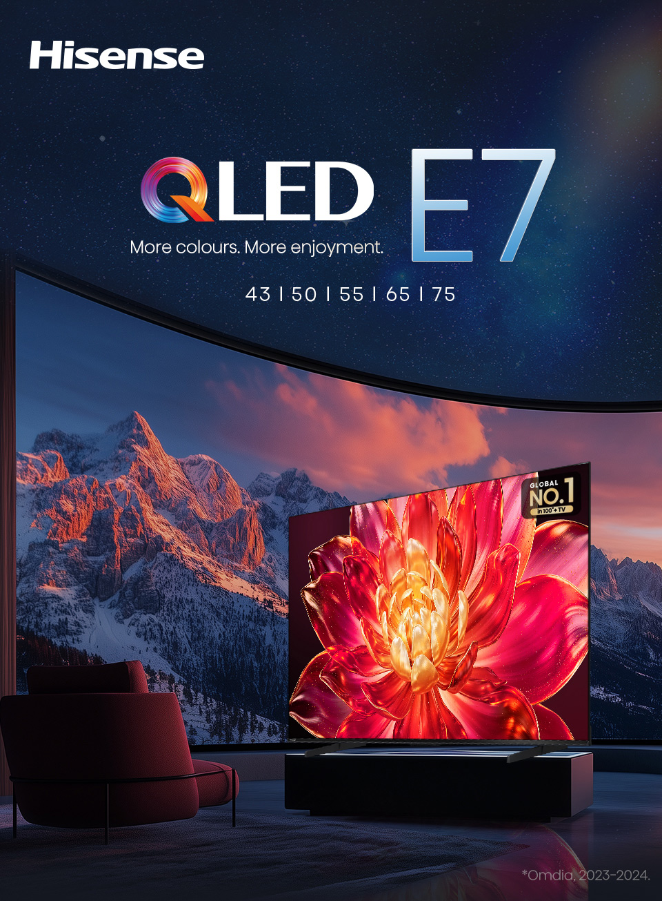 Jual Hisense TV 50E7Q Vidaa Smart Digital QLED TV 50 inch Filmmaker ...