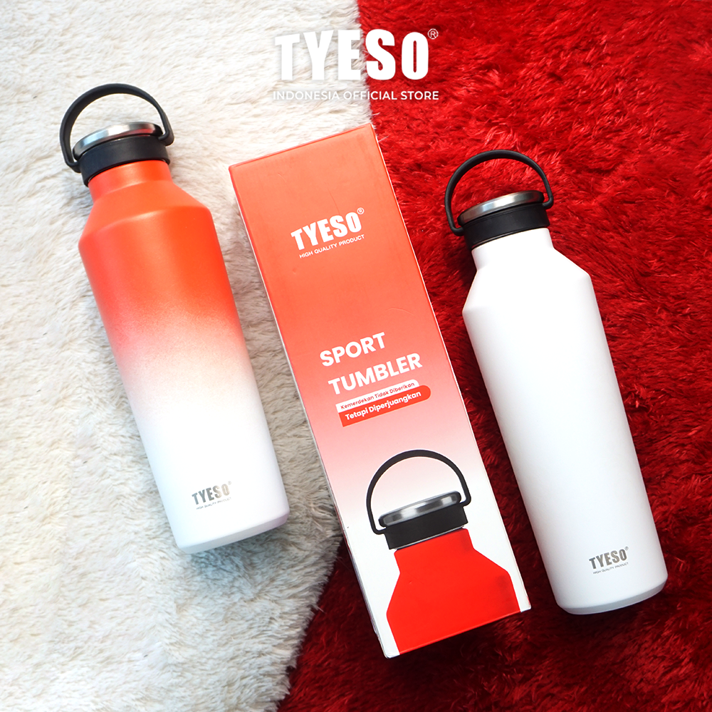 Jual [ Special Edition ] Tyeso Vacuum Insulated Botol Minum Sport ...