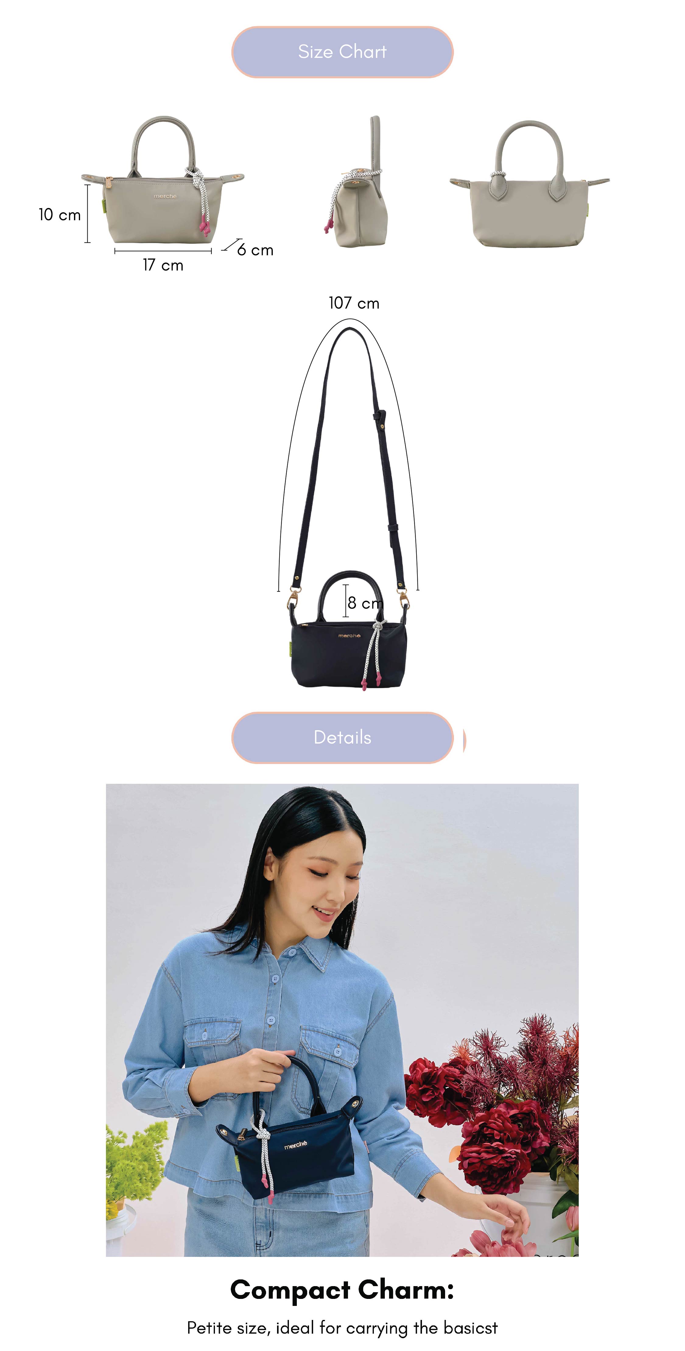 Jual Merche Tas Selempang Wanita Alice Petite | Shopee Indonesia
