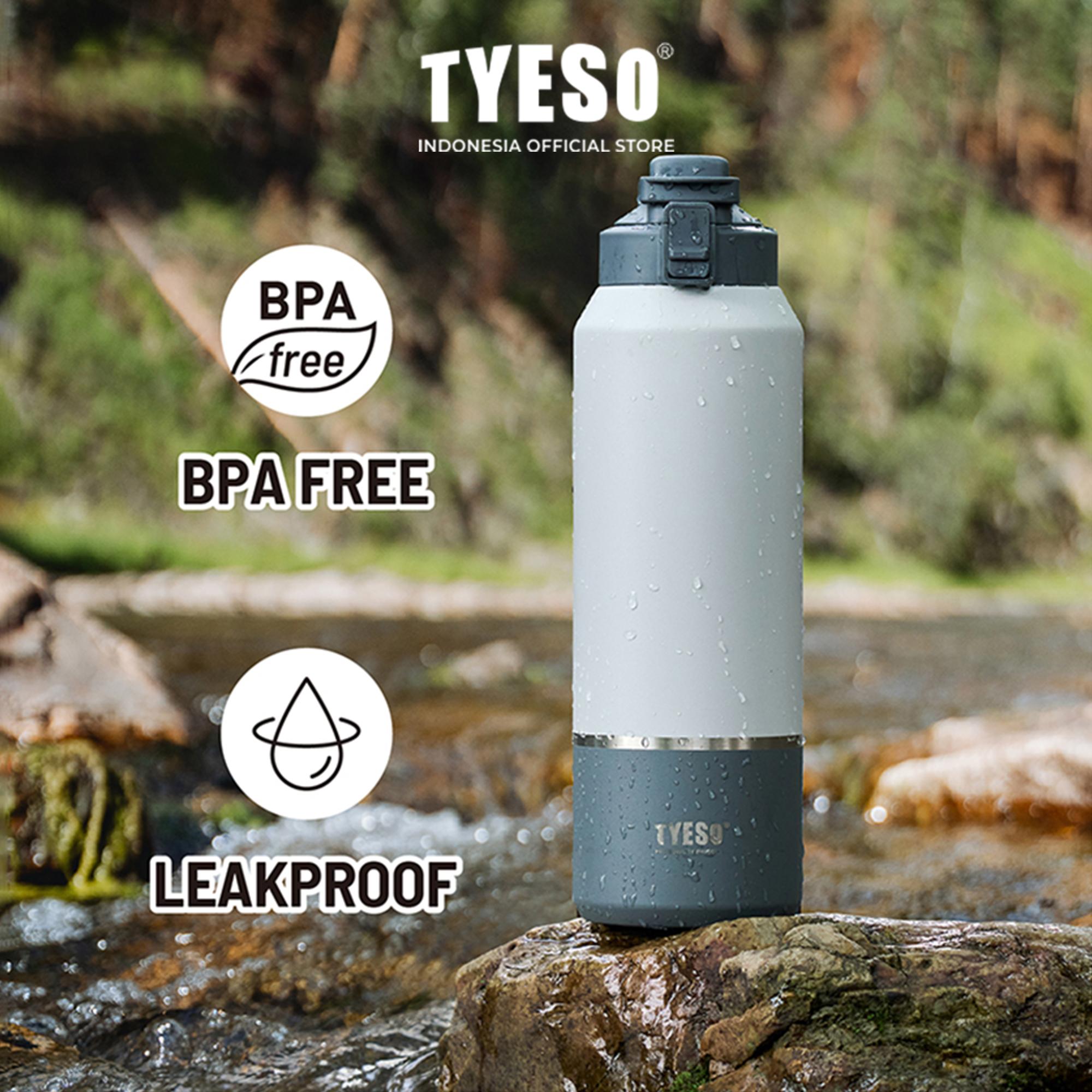 Jual Tyeso Sport Thermos Flask Tumbler 1200 ml TS-01013 Vacuum ...