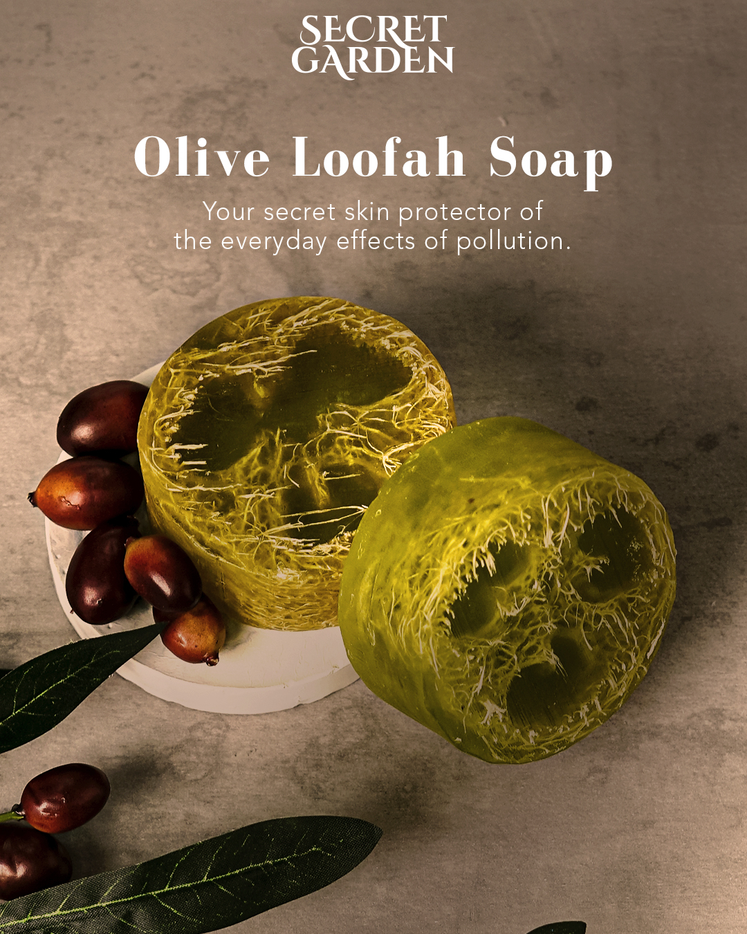 Jual Secret Garden - Exfoliating Loofah Scrub Soap 100gr | Sabun ...