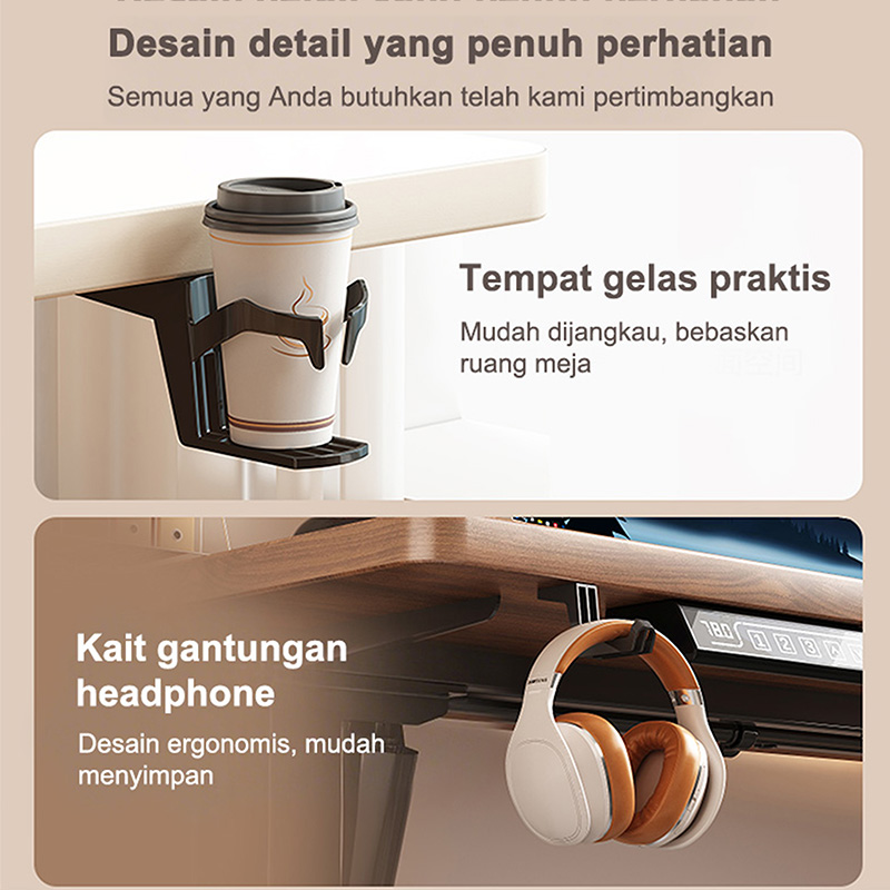 Jual Meja angkat pintar otomatis penuh, meja komputer dengan pengangkat ...