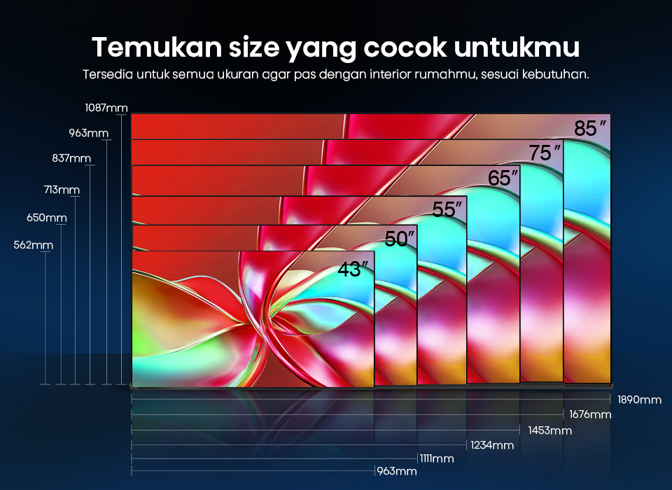 Jual Hisense TV 50E7Q Vidaa Smart Digital QLED TV 50 inch Filmmaker ...