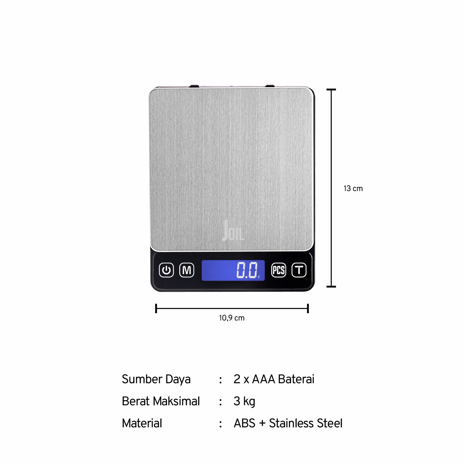 Jual Joil Timbangan Baker Digital Baker Scale 0.01gr/500gr - D2B ...