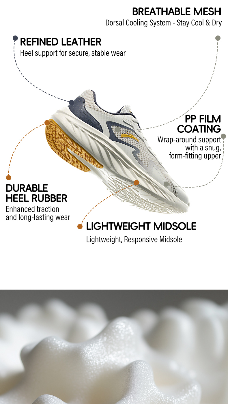 Jual ANTA Sepatu Lari Pria Sepatu Olahragar Sepatu Sneakers Pria Men ...