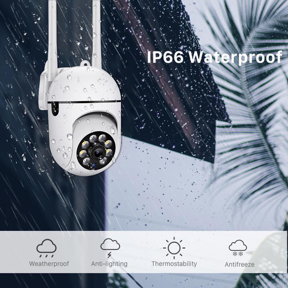 Jual V380 Pro Outdoor Dual Lens CCTV HD 8MP Wifi 360° Motion Detect Two ...