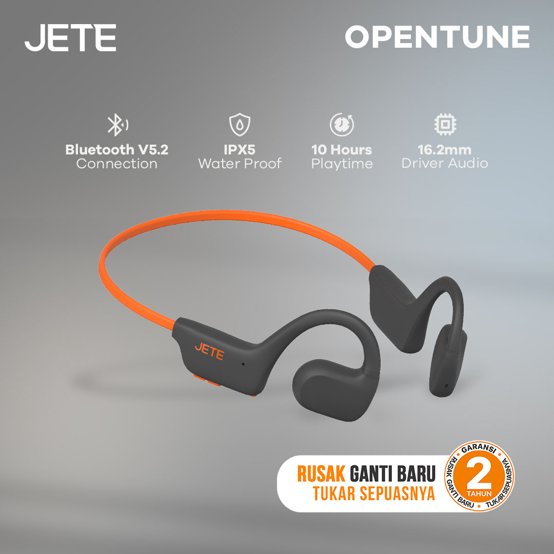 Jual JETE Open Ear Headset Olahraga Lari Opentune - Air Conduction IPX5 ...