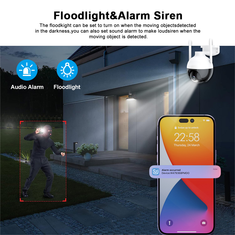 Jual COD DigiMedia H08 CCTV outdoor Luar Ruangan 8MP Super Jernih WIFI ...