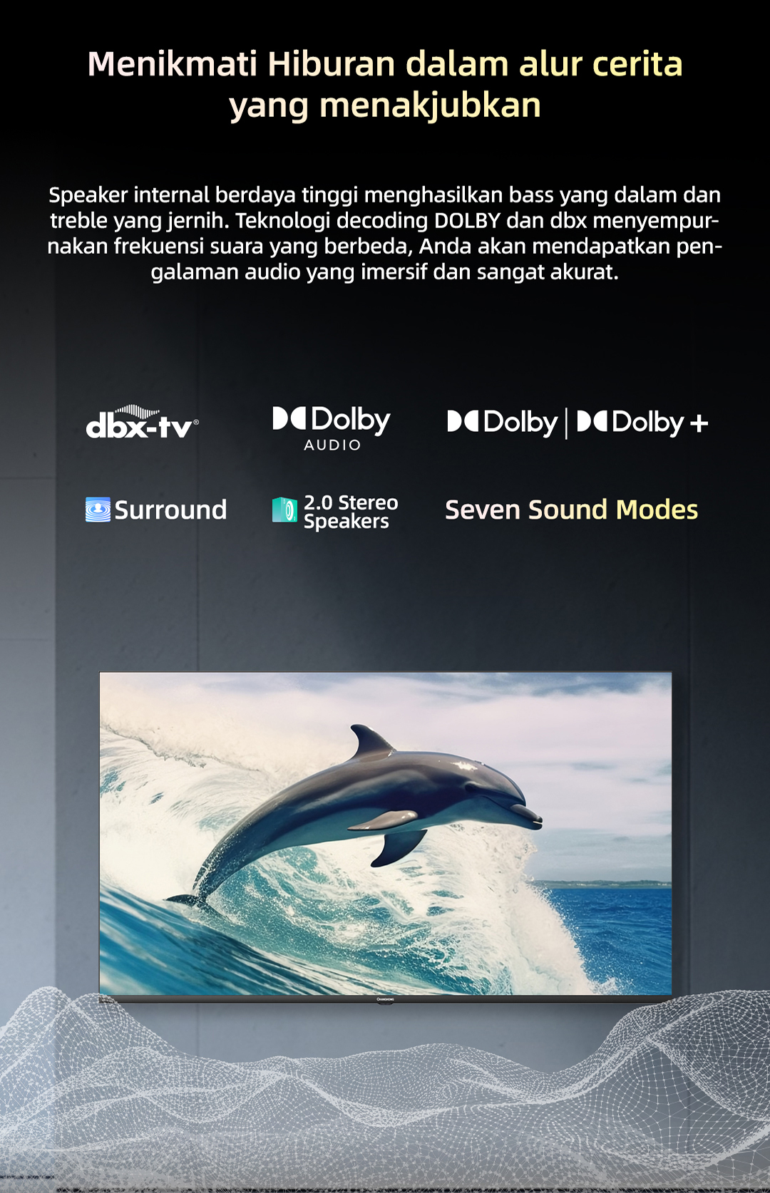 Jual Changhong QLED TV 4K 43 inch Google Smart QLED PRO Digital TV ...