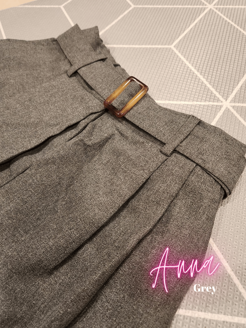 Jual [ANNA] Cammomile 2304098 celana kulot wanita gesper highwaist ...
