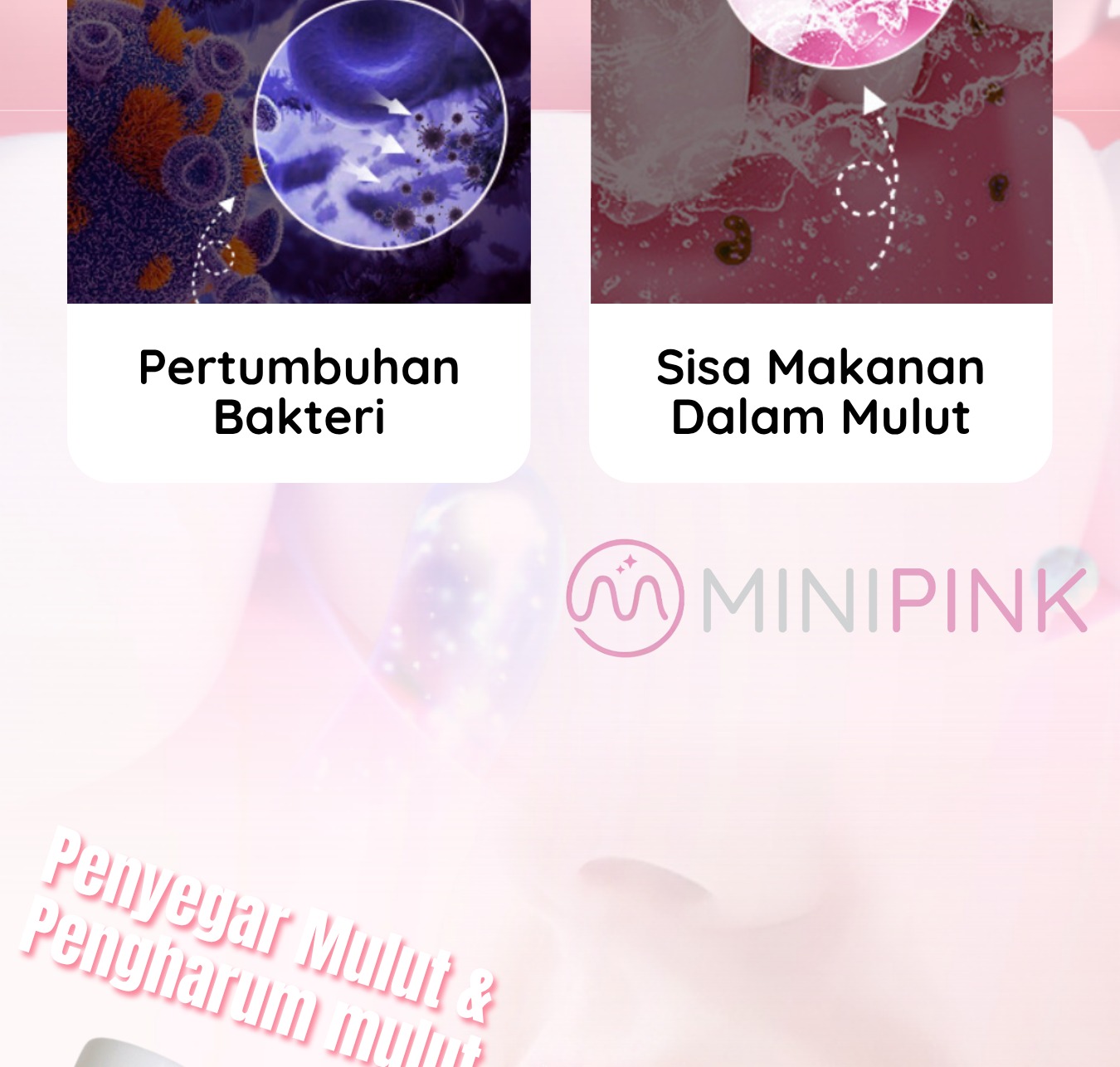 Jual MINIPINK Zero Calorie Mouth Spray | Spray Pengharum Mulut Untuk ...