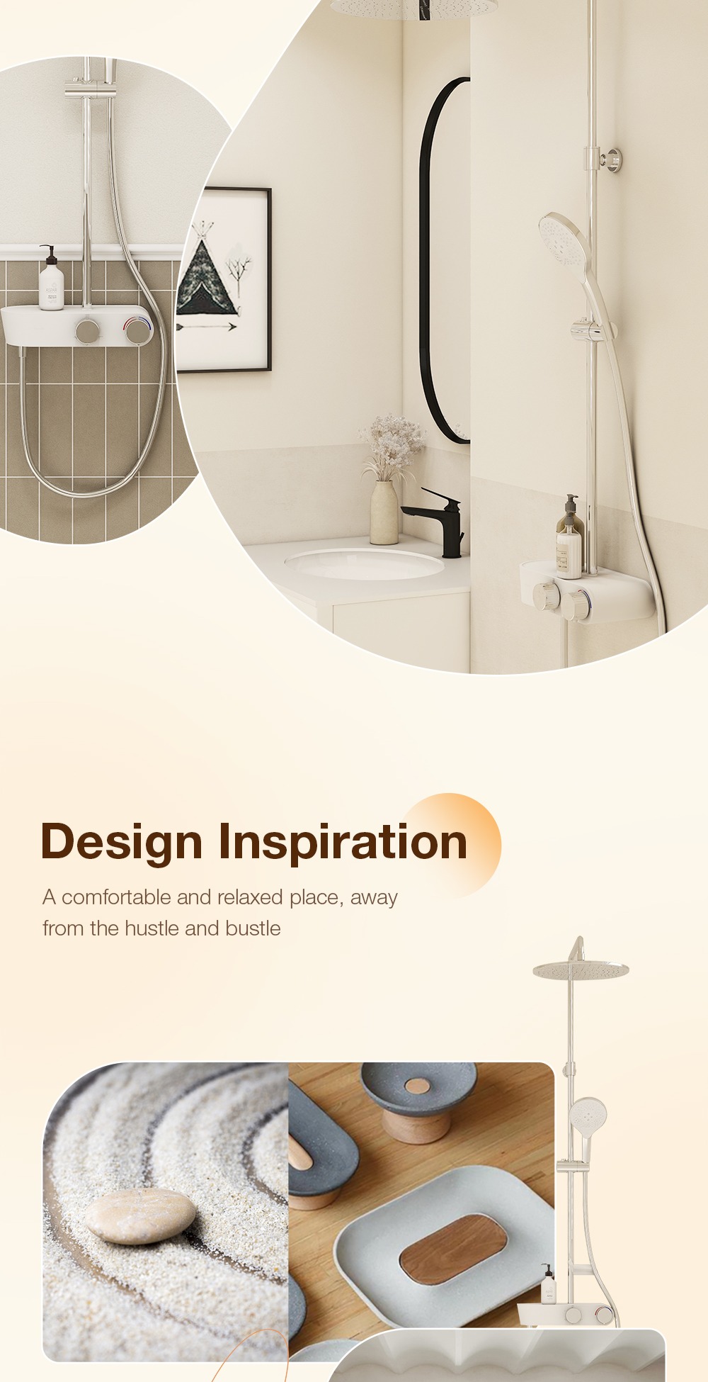 Jual KOHLER Fluence Set Tiang Shower / Thermostatic Shower Column 3-Way Rainduet WaterMind ...